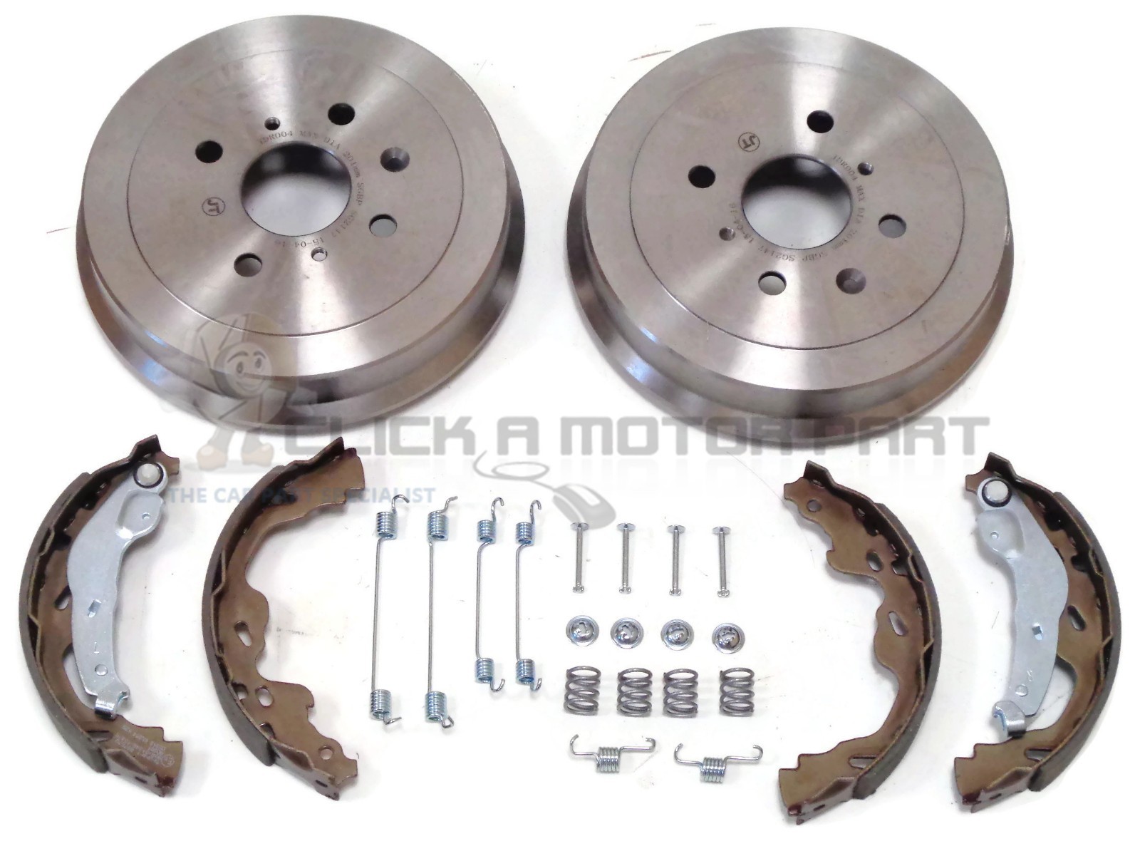 CITROEN C1 1.0 1.2 1.4 HDi 2005-2020 REAR 2 BRAKE DRUMS AND SHOES ...