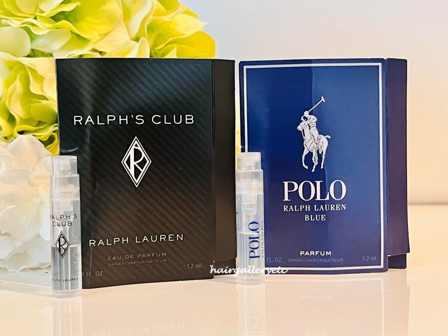 2 RALPH LAUREN Ralph's Club EDP Polo Blue Parfum Men Perfume Samples ...