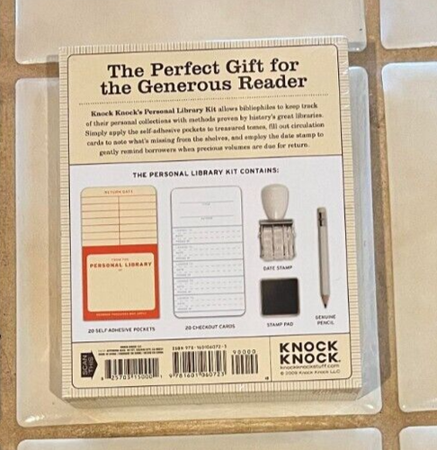Personal library kit ensures your books are returned & adds a touch of ...