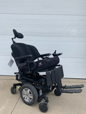 Quantum Edge® 2.0 Power Wheelchair, tilt, recline, mid wheel drive, PRM ...