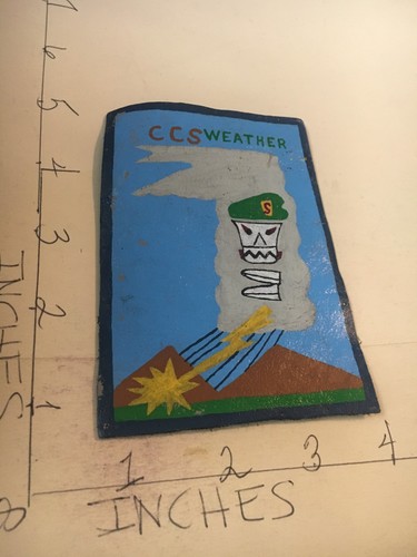 SF Recon Team Weather Command & Control Leather Patch Vietnam 12/25 ...