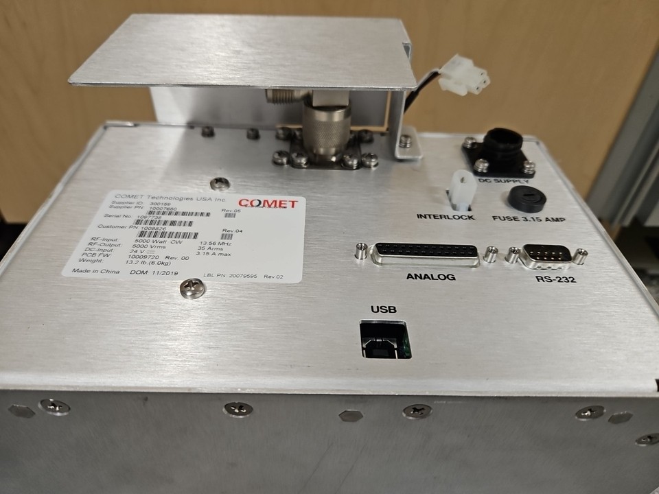 COMET RF Match Etch Chamber 10007680 / Rev 05 / 5000W 13.56MHz LAM AMAT ...