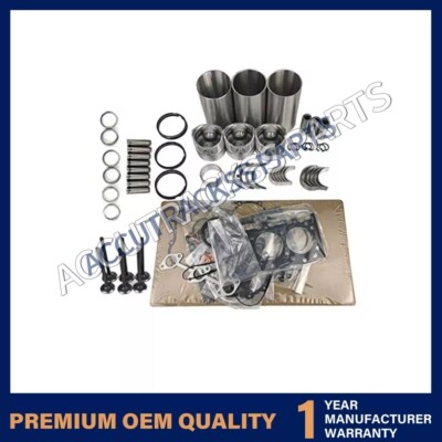 Overhaul Rebuild Kit for Yanmar 3TN78-RJB Engine John Deere JD25 ...