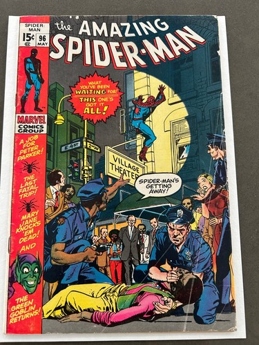 The Amazing Spider-Man #96 (1971, Marvel Controversial Drug Issue Green ...