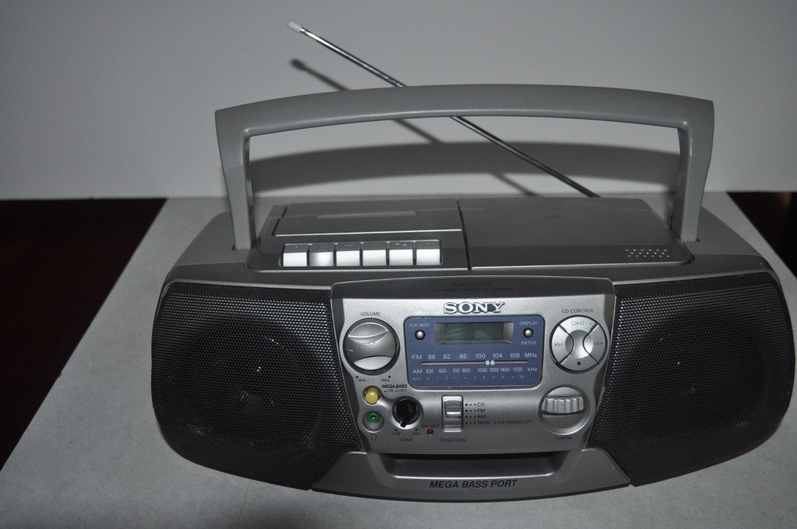 Sony CFD-V17 CD/Radio/Cassette Boombox for sale online | eBay