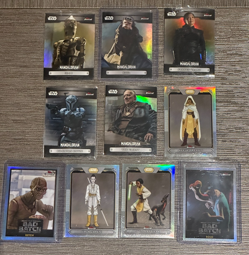 2022 Topps Chrome Star Wars Finest Base Inserts Lot | eBay