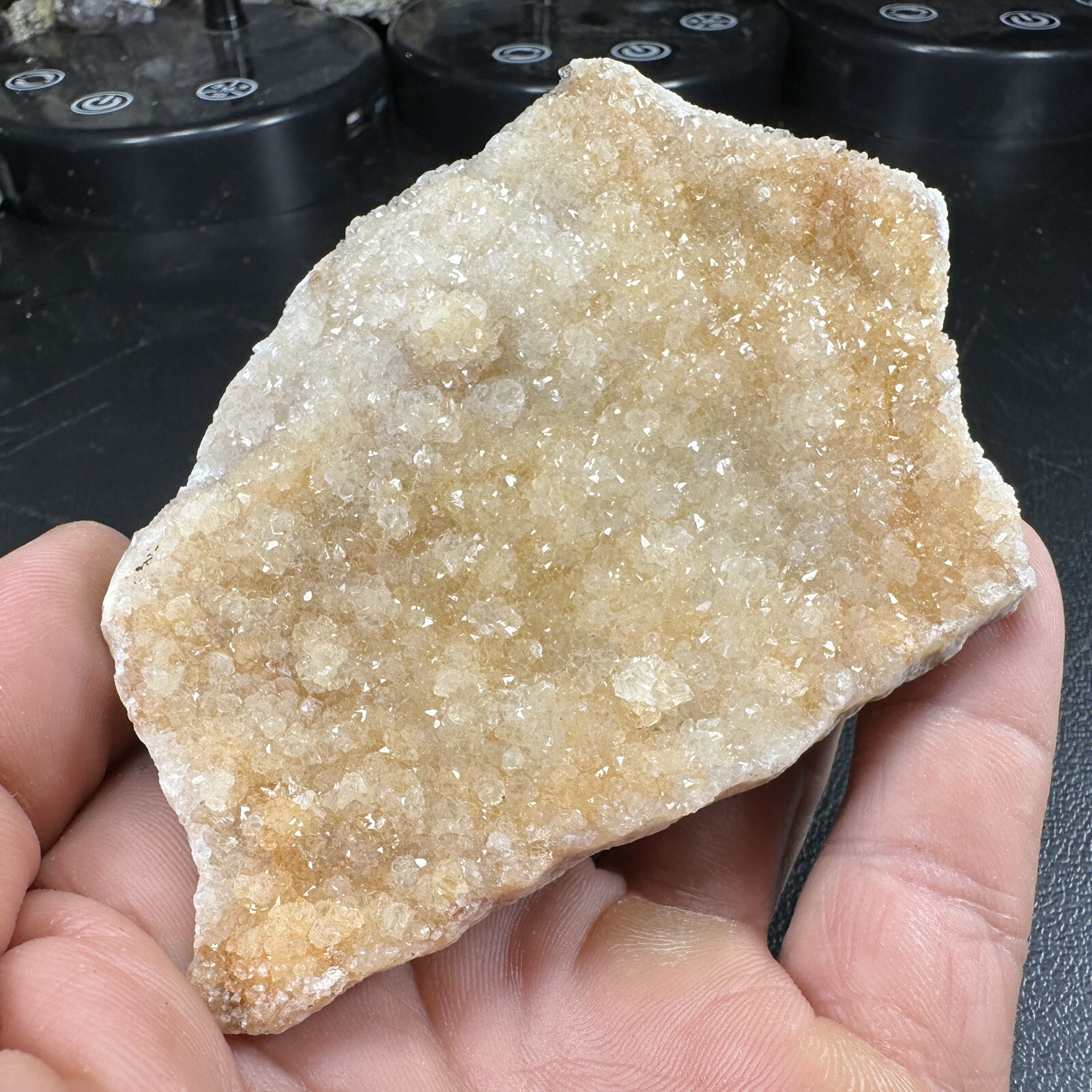 Quartz Crystal Druse Cluster on Lace Agate | Missouri | eBay