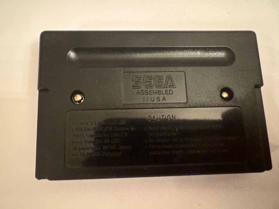 Rare Sega Genesis Blockbuster Video Blue Game Factory Cartridge, Great ...