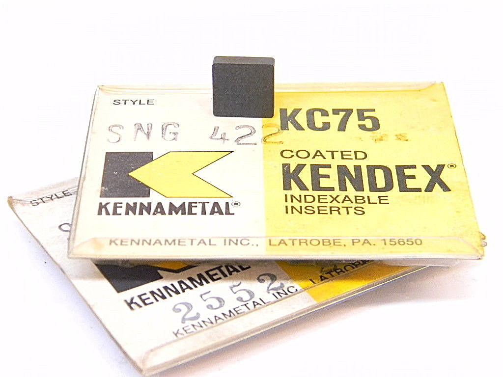 NEW SURPLUS 13PCS. KENNAMETAL SNG 422 GRADE: KC75 CARBIDE INSERTS | eBay