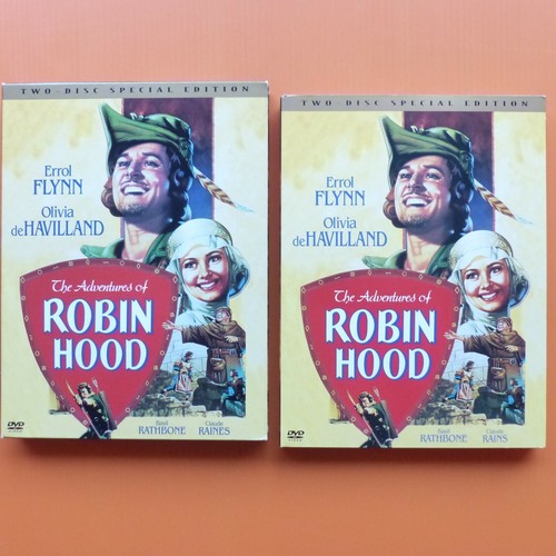 DVD The adventures of Robin Hood ERROL FLYNN HAVILLAND Two disc special ...