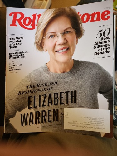 Rolling Stone Magazine Issue 1335 January 2020 Elizabeth Warren Harry ...