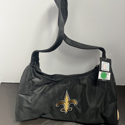 new orleans saints Style 33 Black Bag Purse | eBay
