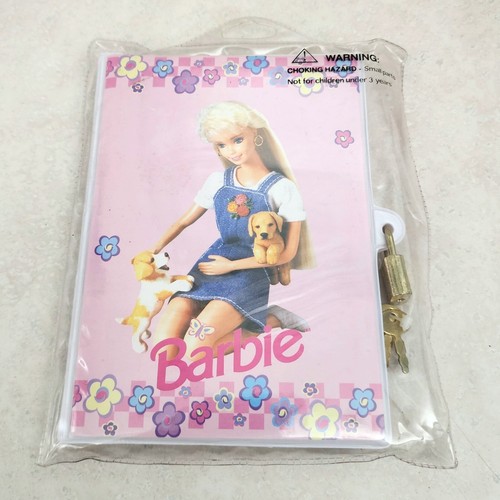 Vintage Barbie Diary Journal Mattel Lock And Key New Old Stock 90s New ...