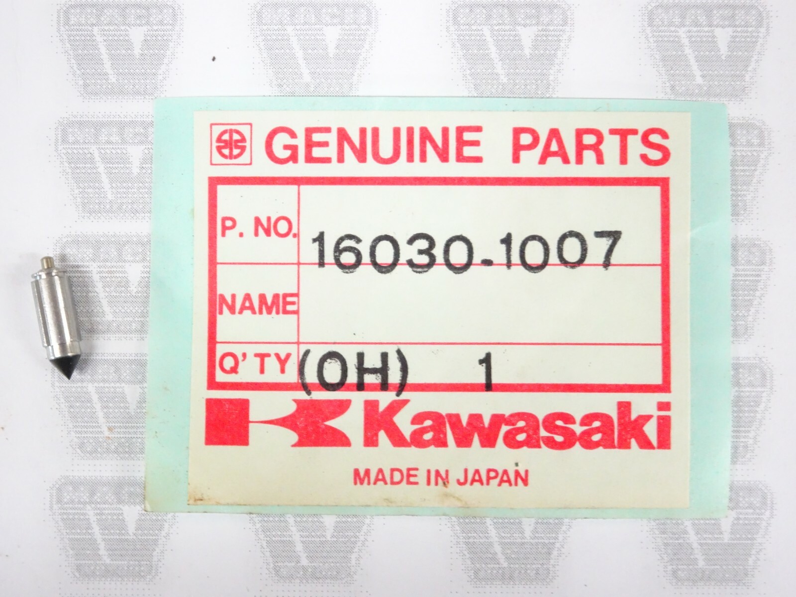 Kawasaki NOS NEW 16030-1007 Float Valve EL EN EX KL KZ KAF KEF KLF KLT ...