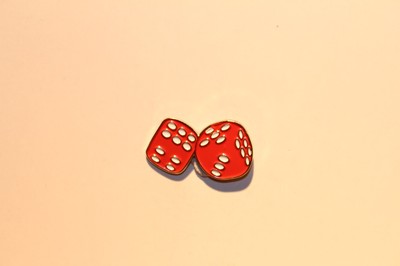 RED DICE PIN BADGE TOP QUALITY | eBay UK