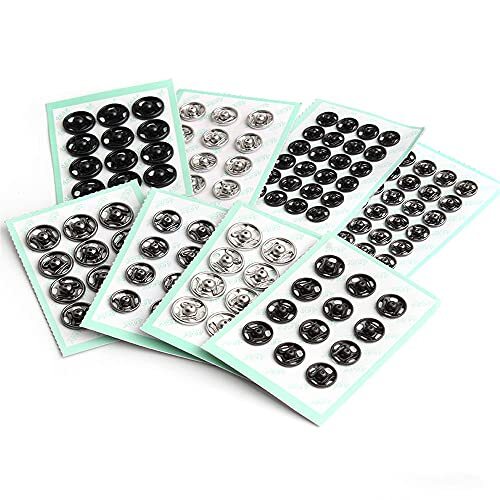 Mini Button Buckle Invisible Metal Snap Buttons Fasteners Press Studs ...