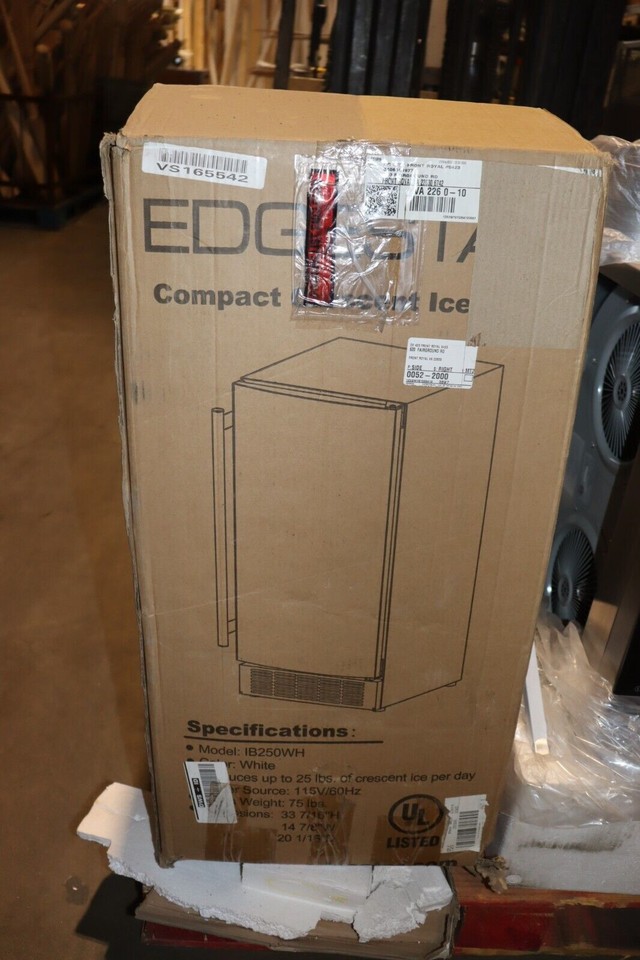 Edgestar Household 15 in. Wide 20 lb. Built-In Ice Maker | eBay