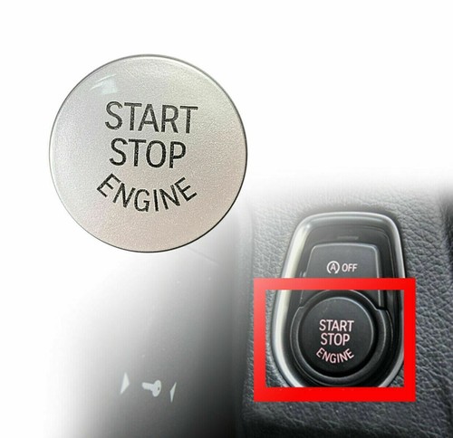 Silver Engine Start Stop Switch Replace Button Fits 14-23 F10 F11 G30 ...