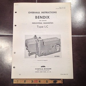 Bendix LC Magnetos Overhaul Manual | eBay