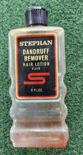 Vintage Stephan Dandruff Remover Hair Lotion Red Logo "Plain" 9-oz ...