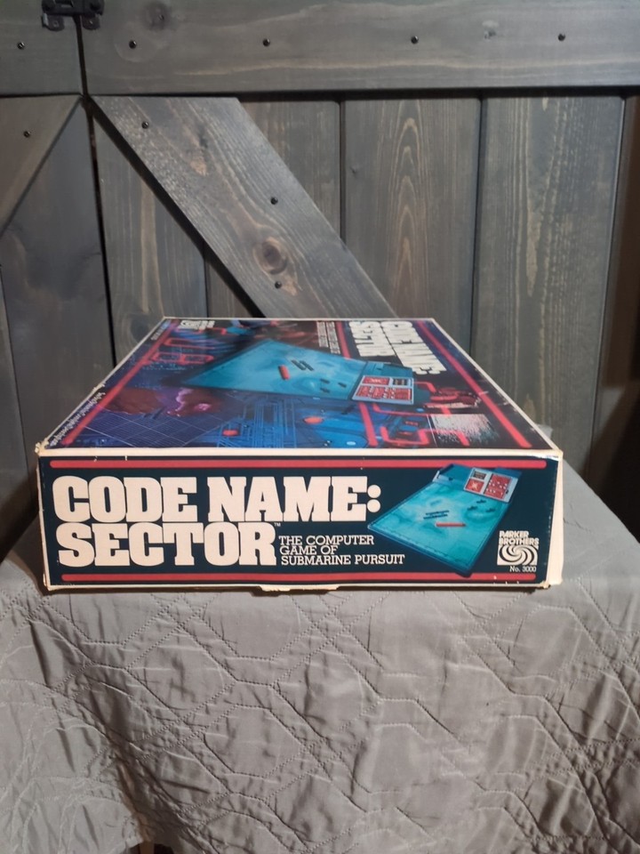 1977 Parker Brothers CODE NAME:SECTOR, Vintage Computer Game Subs ...