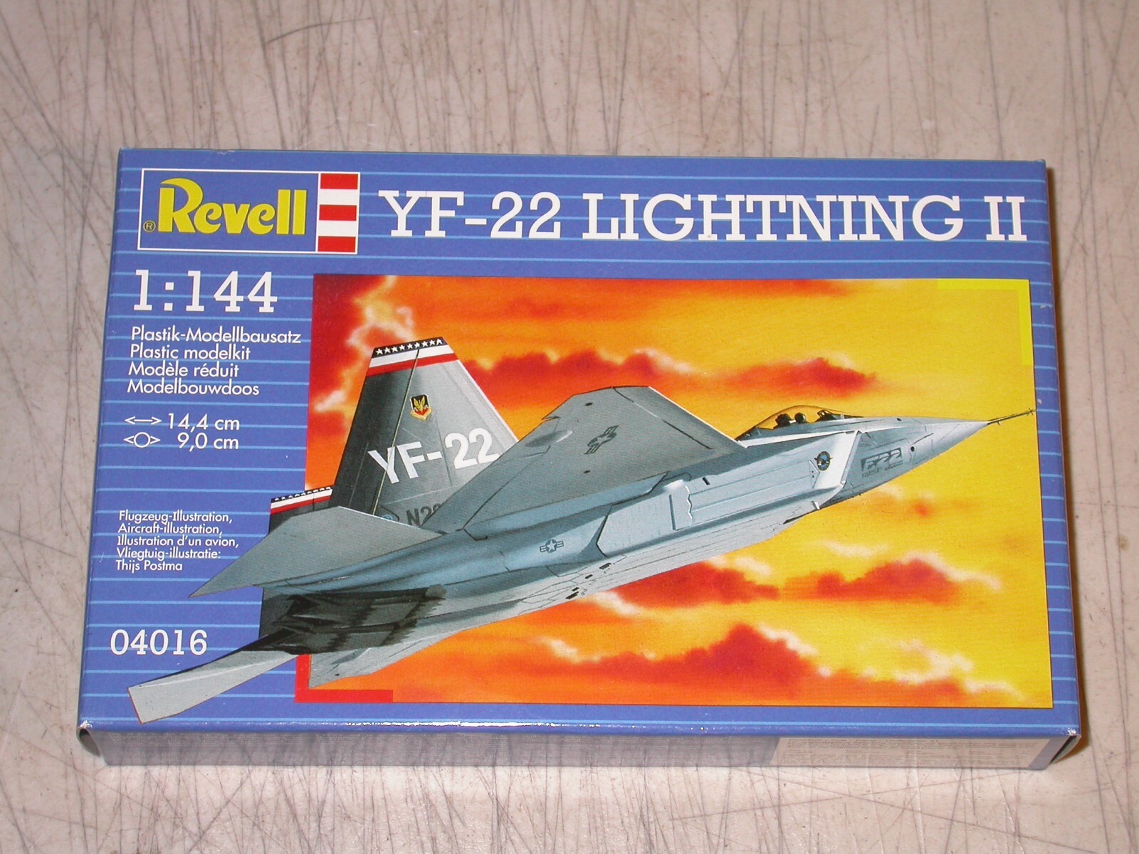Revell 1/144 Military Fighter Jet Aircraft Model Kit 04016 YF-22 ...
