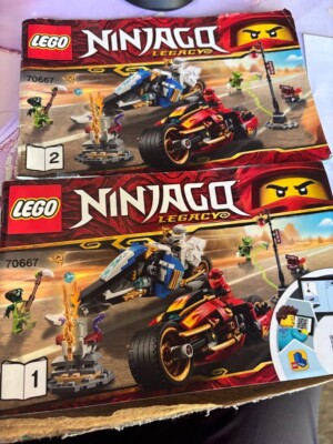 LEGO 70667 Kai's Blade Cycle NINJAGO Manuals - Incomplete NO ...
