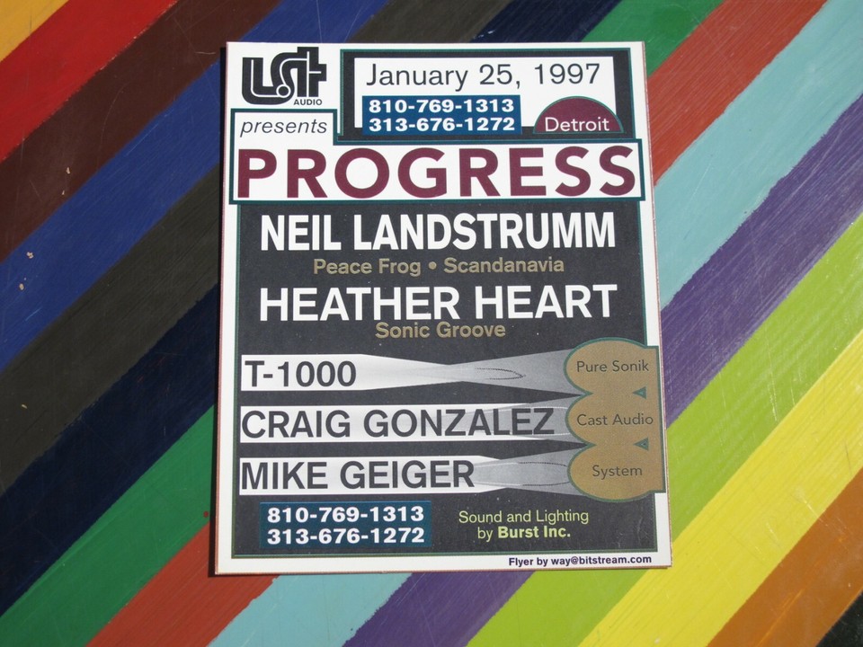 vtg 1990s 2000s Rave Music Dance Event Flyer - Detroit Hardkiss St ...