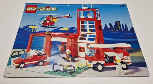 LEGO Bauanleitung 6571 Feuerwehrzentrale Feuerwehrstation Flame ...