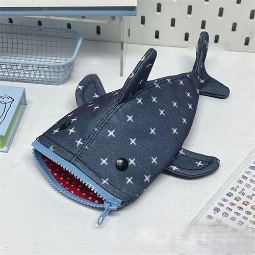 Shark Pencil Case,Shark Mouth Zipper Pencil Pouch Cute Shark Pencil ...