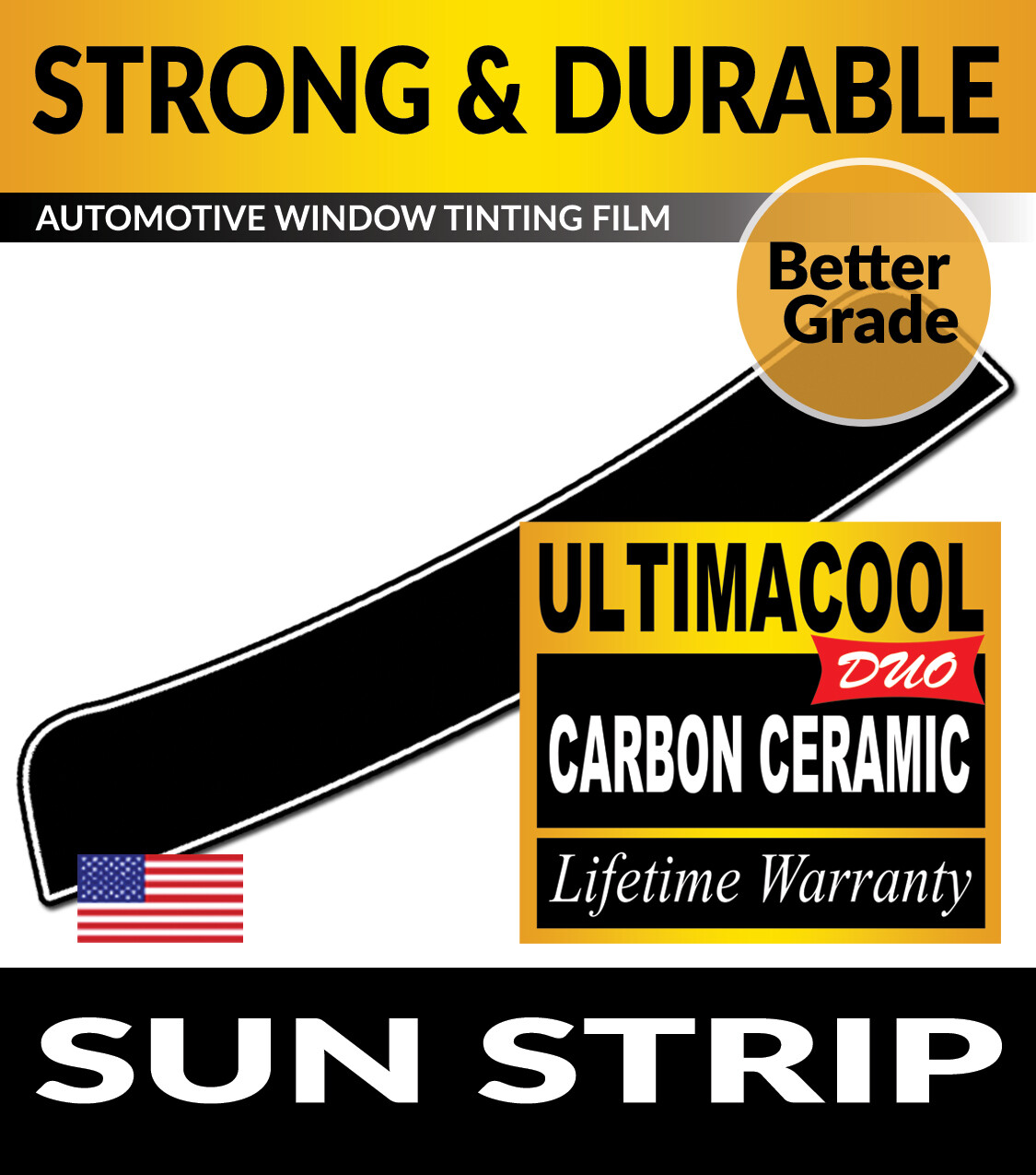 UCD PRECUT SUN STRIP WINDOW TINTING TINT FILM FOR SUBARU CROSSTREK 18 ...