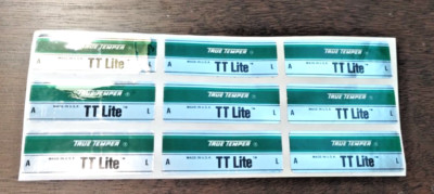True Temper TT Lite A/L Golf Club Shaft Band Labels (silver)- 9 | eBay