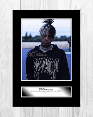 XXXTentacion 8 A reproduction autograph picture poster choice of frame ...