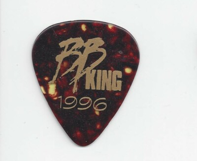 BB King Guitar Pick 1996 Tour Very Rare Plectrum B.B. Concert Used ...