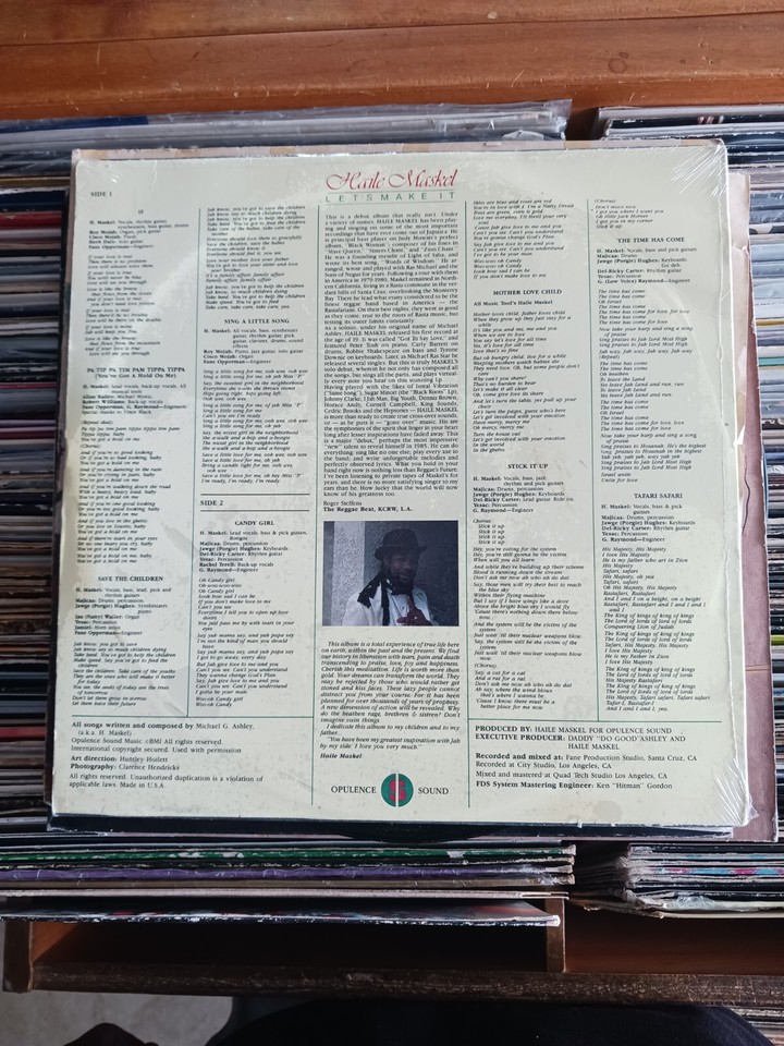 HAILE MASKEL Let's Make It OPULENCE Killer! USA Roots Reggae Vinyl | eBay