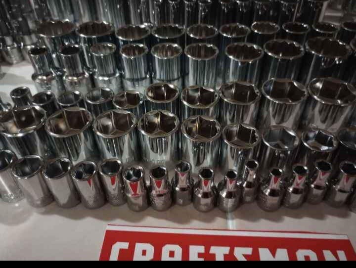 Craftsman Hand Tools 166 Pc 1/4,3/8,1/2 Sockets New Ratchet Wrench ...