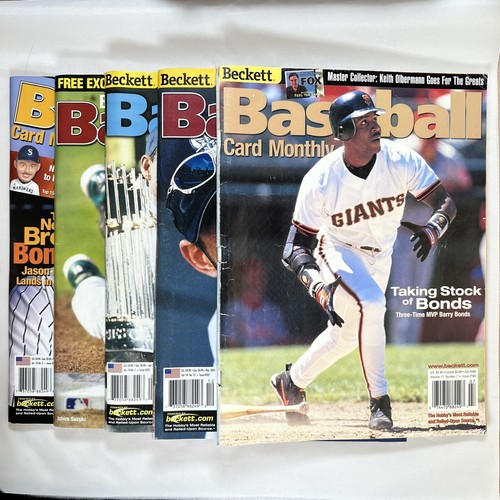 Beckett Baseball Price Guide Lot Of 14 1999-2002 2012 Bonds Ichiro ...