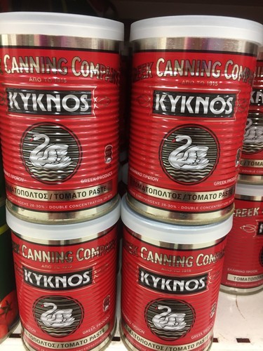 Kyknos Greek Tomato Paste - 4 Kiknos Cans x 410g Each | eBay