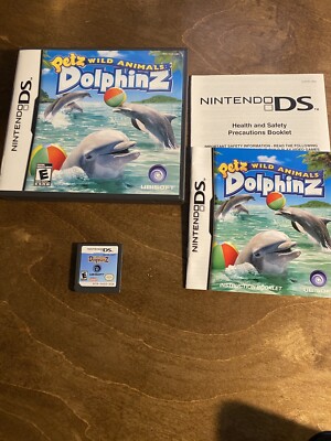 Petz Wild Animals: Dolphinz (Nintendo DS, 2007) Full CIB, Tested And ...