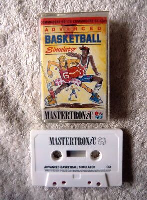 44902 Advanced Basketball Simulator - Commodore 64 (1989) PAL CM7 | eBay UK