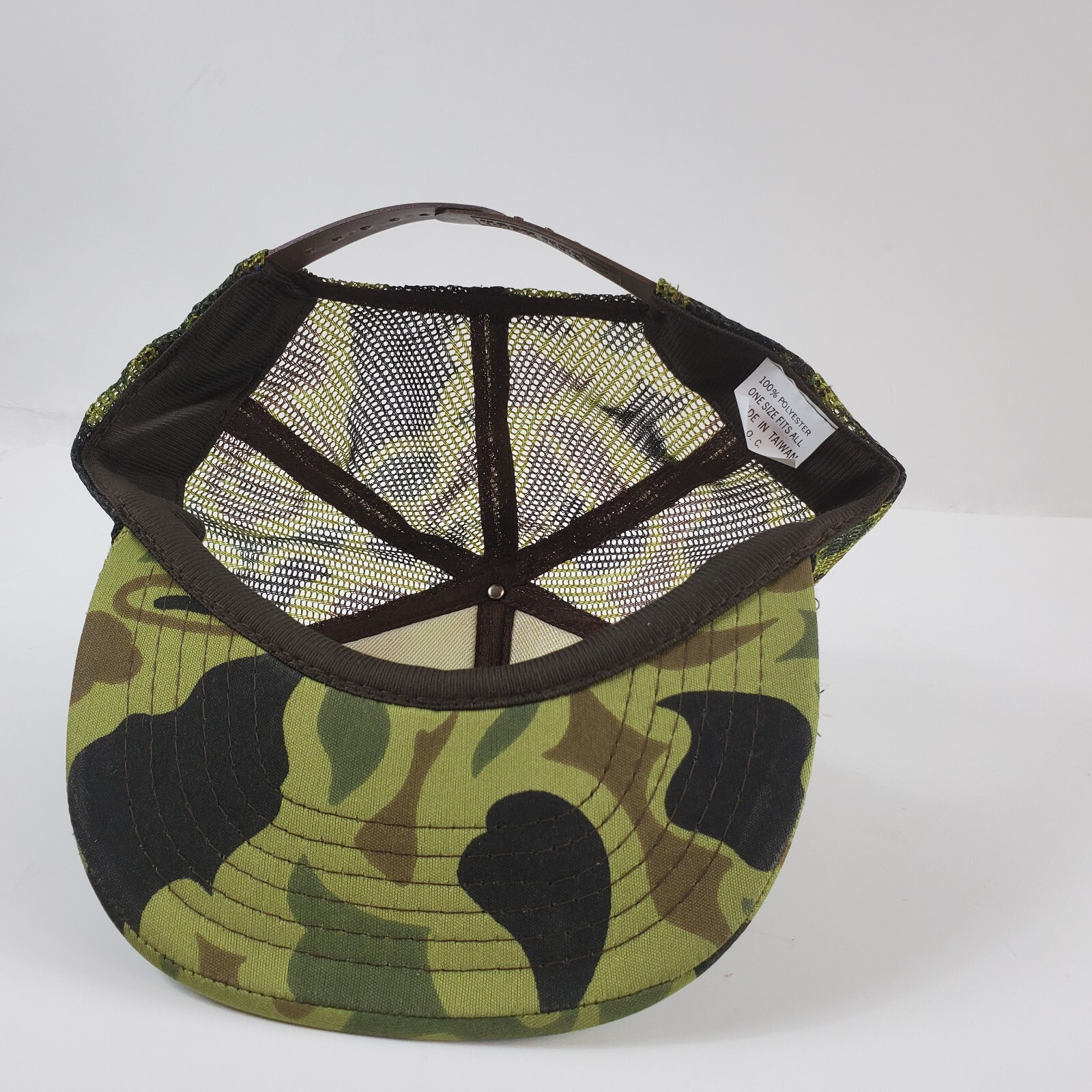 Vtg Hat Cap Camouflage China Fleet Club Royal Navy Ho… - Gem