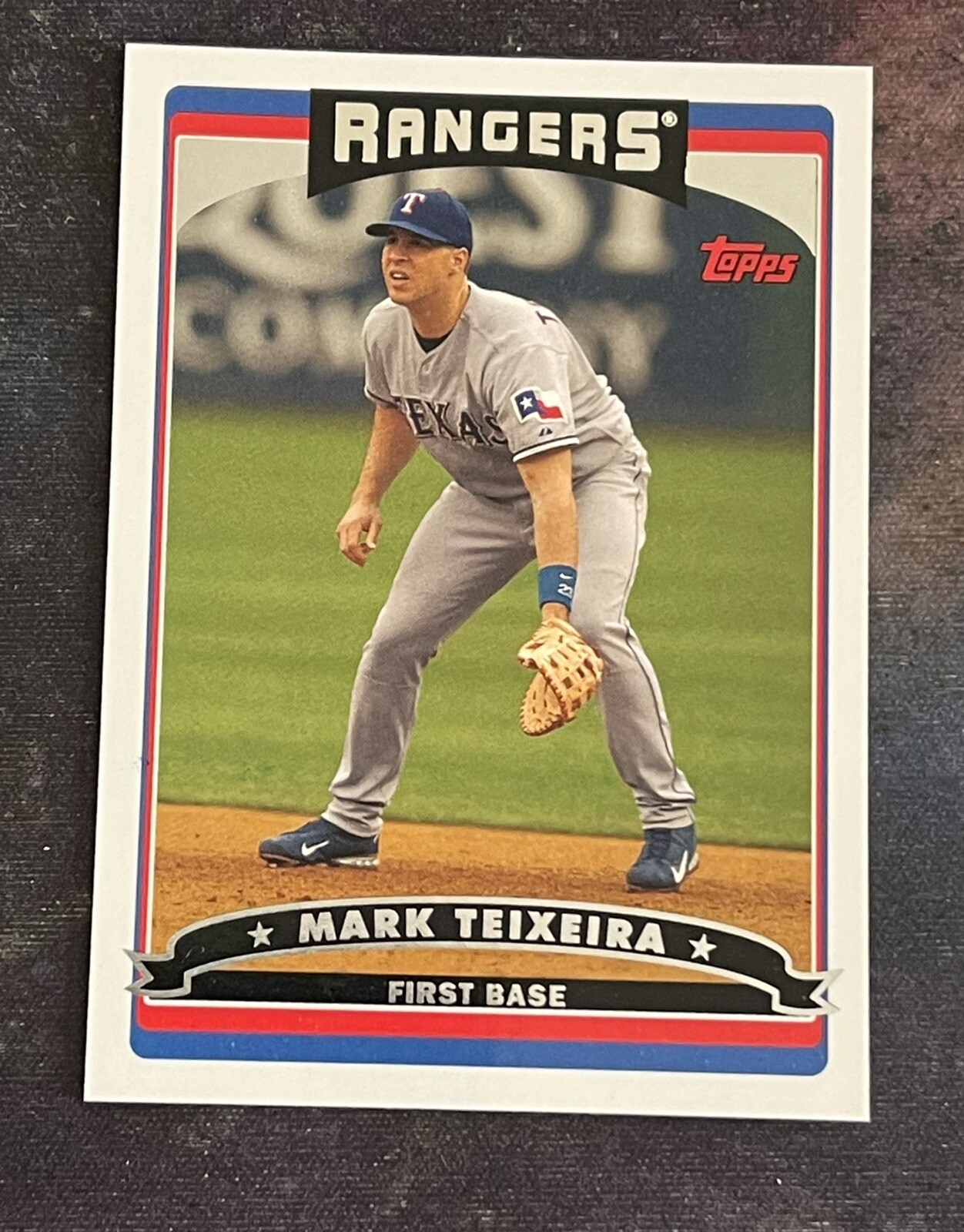 TOPPS 2006 MLB MARK TEIXEIRA #180 1B TEXAS RANGERS BASEBALL CARD | eBay