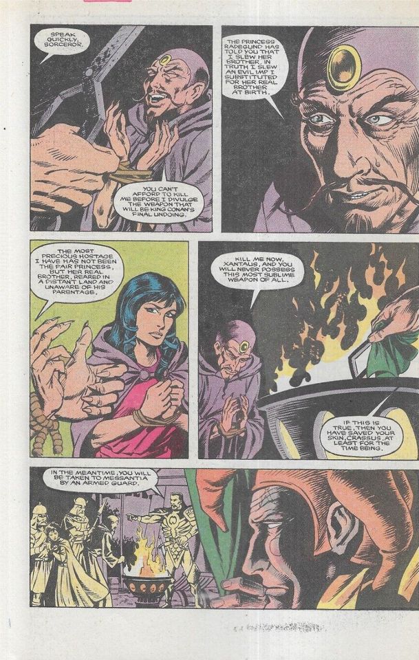 Conan the King Comic 35 Copper Age First Print 1986 Don Kraar Hunt ...