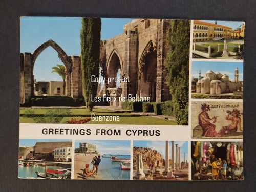 GREETINGS FROM CYPRUS MULTIVUES stamp timbre carte postale postcard | eBay