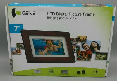 GiiNii 7" LED Digital Picture Frame #GT701P1 - NEW In Box | eBay