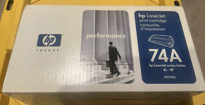 HP 74A 92274A OEM Genuine Black Laserjet Toner Print Cartridge BRAND ...