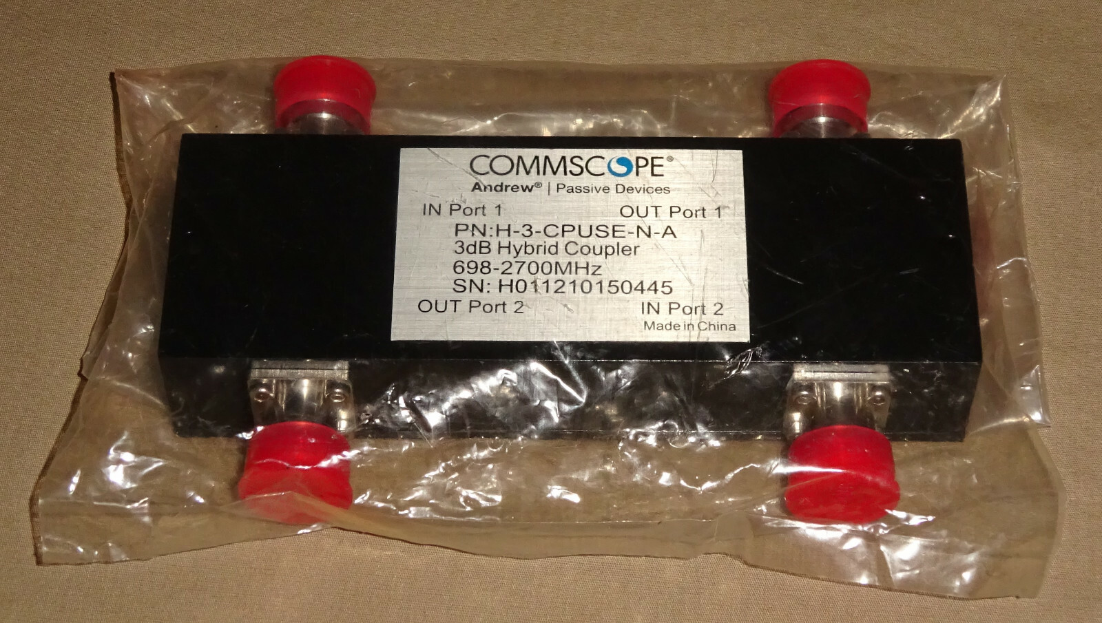 CommScope H-3-CPUSE-N-A 698-2700MHz Air Dielectric Hybrid Coupler for ...