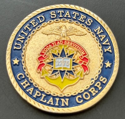 US Navy Chaplain Corps Commander Air Forces Medal Challenge Coin | eBay