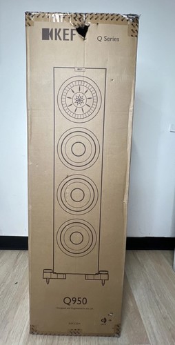 KEF Q Series Q950 8" 2.5-Way Floorstanding Speaker (Each) -Black- Brand ...