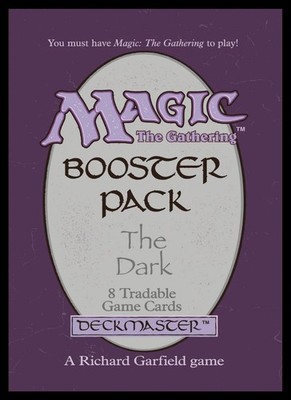Magic: The Gathering Card Sleeve RETRO CORE "the Dark"(Reprint Edition ...